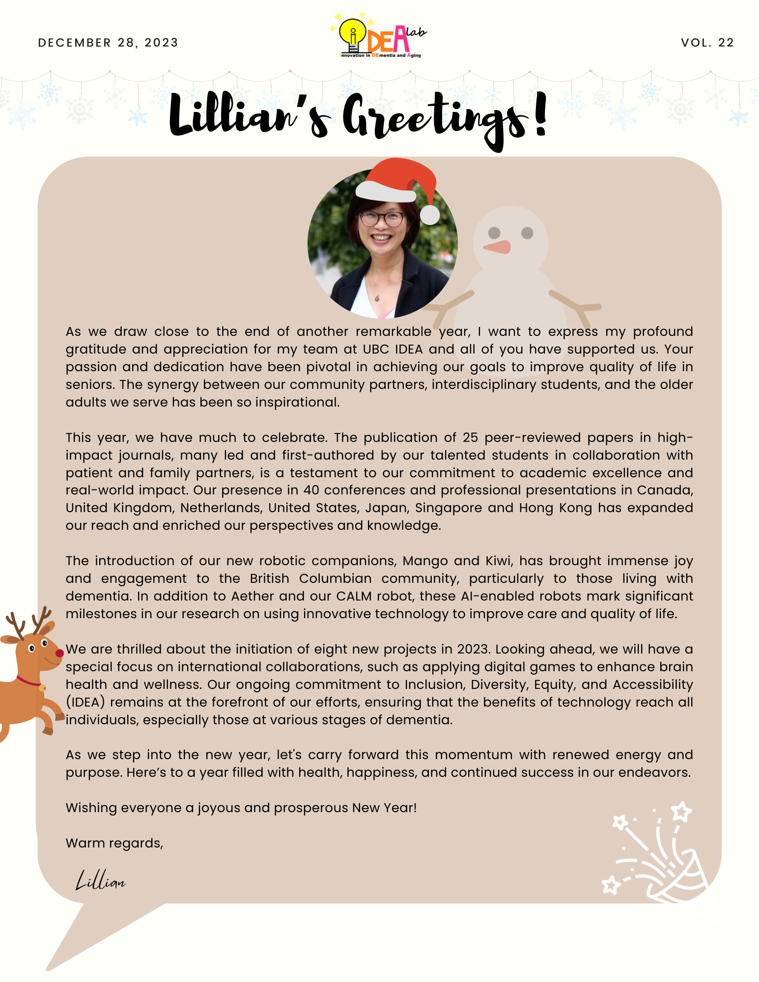 IDEA Lab Year End Newsletter - UBC IDEA Lab